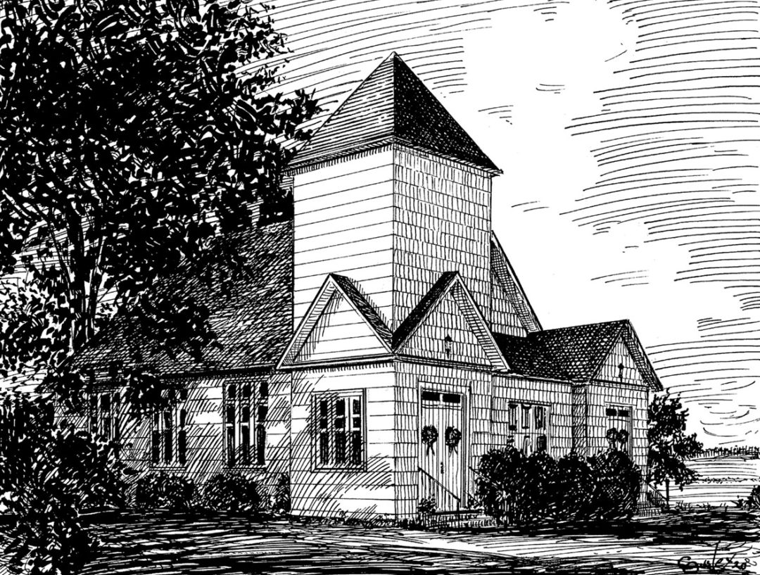 Viola United Methodist Church (Pen and Ink) - Pen and Ink, in Tennessee ...